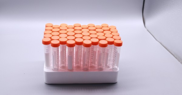 Conical Sterile Centrifuge Tubes, 15mL (500 tubes, Foam Rack, Clear)