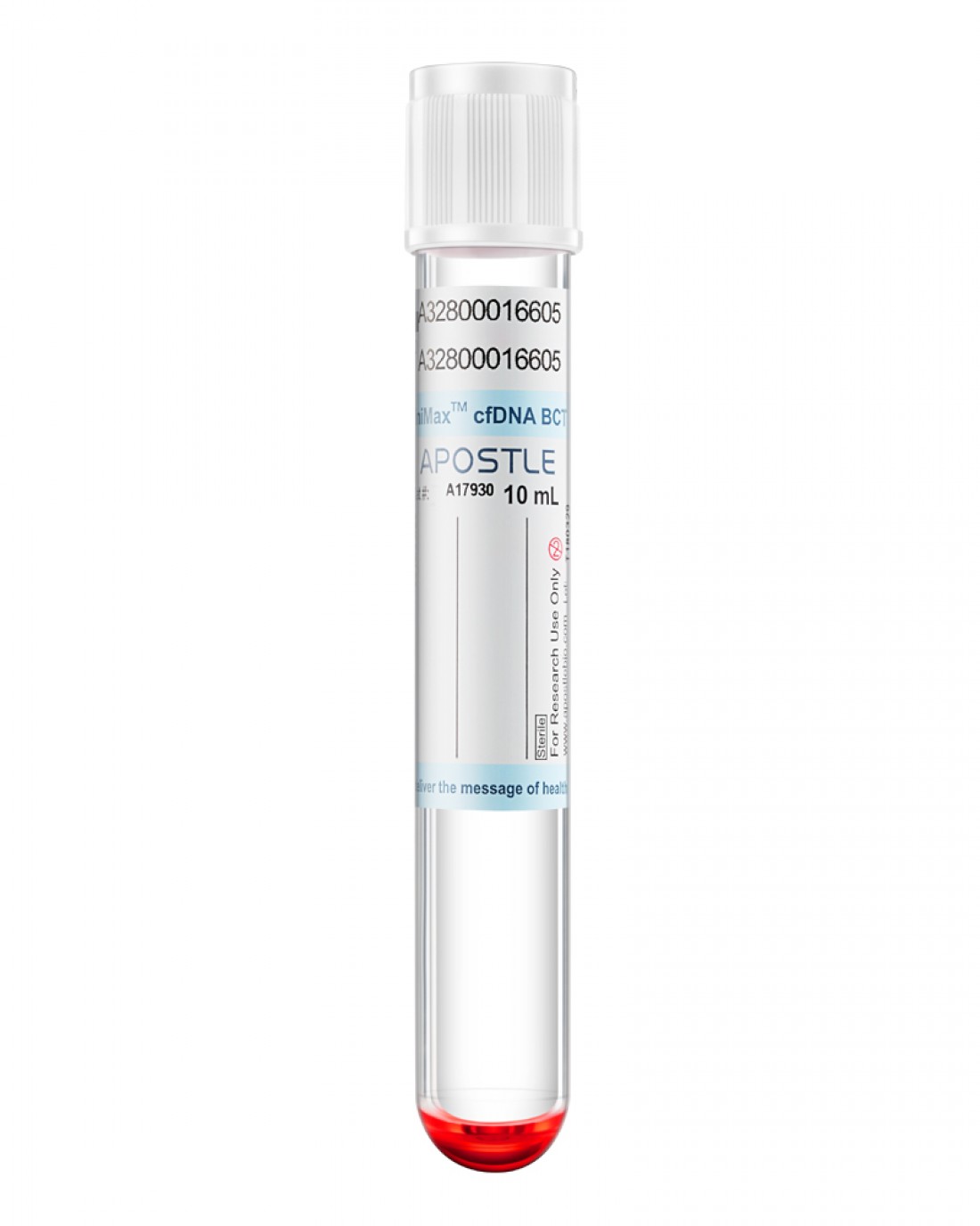 Apostle MiniMax® Cell-Free DNA Blood Collection Tube, 10 mL (5 pcs)