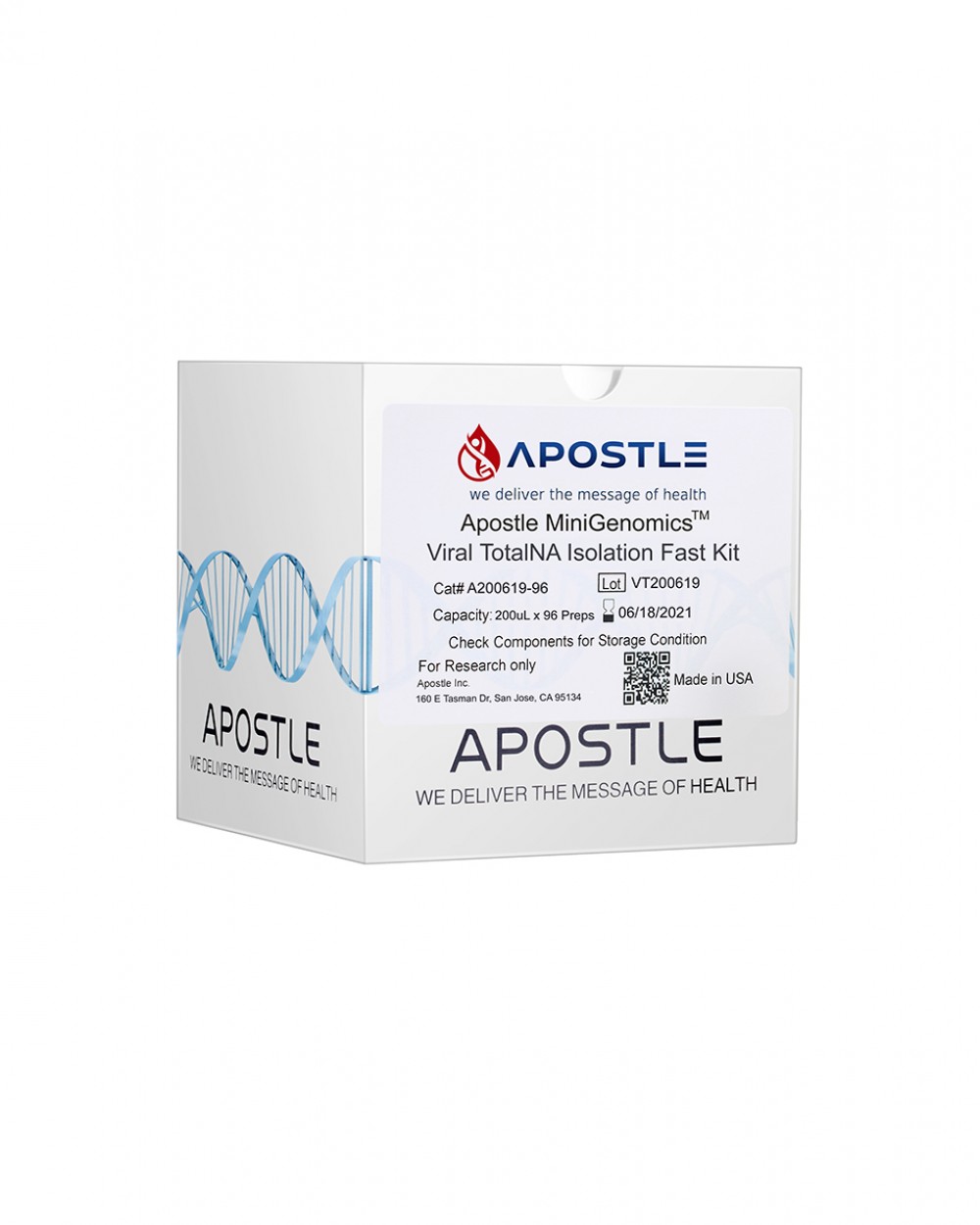 Apostle MiniGenomics Viral Total NA Isolation Kit